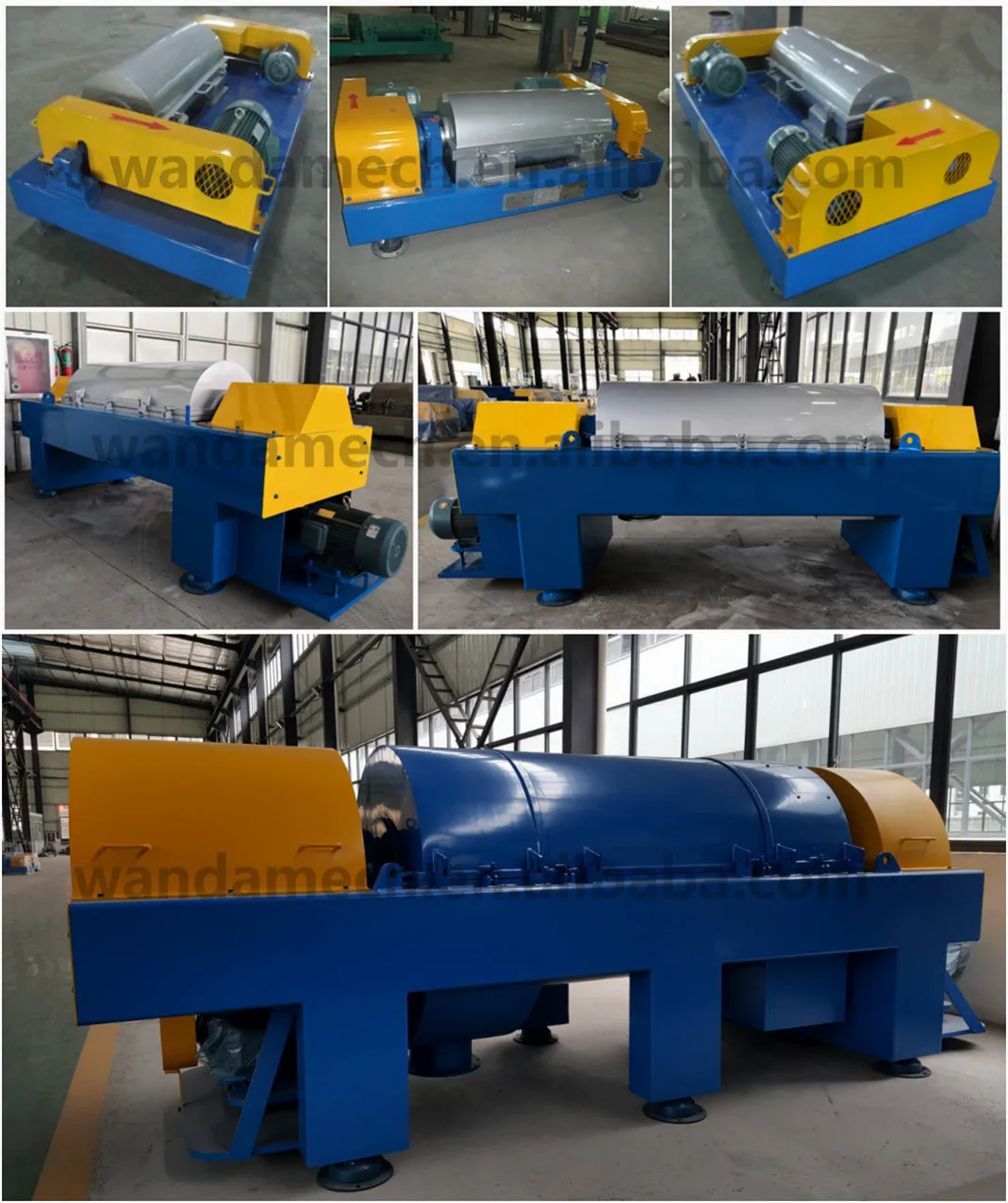 China Made Inverter Control Decanter Centrifuges Horizontal Separation ...