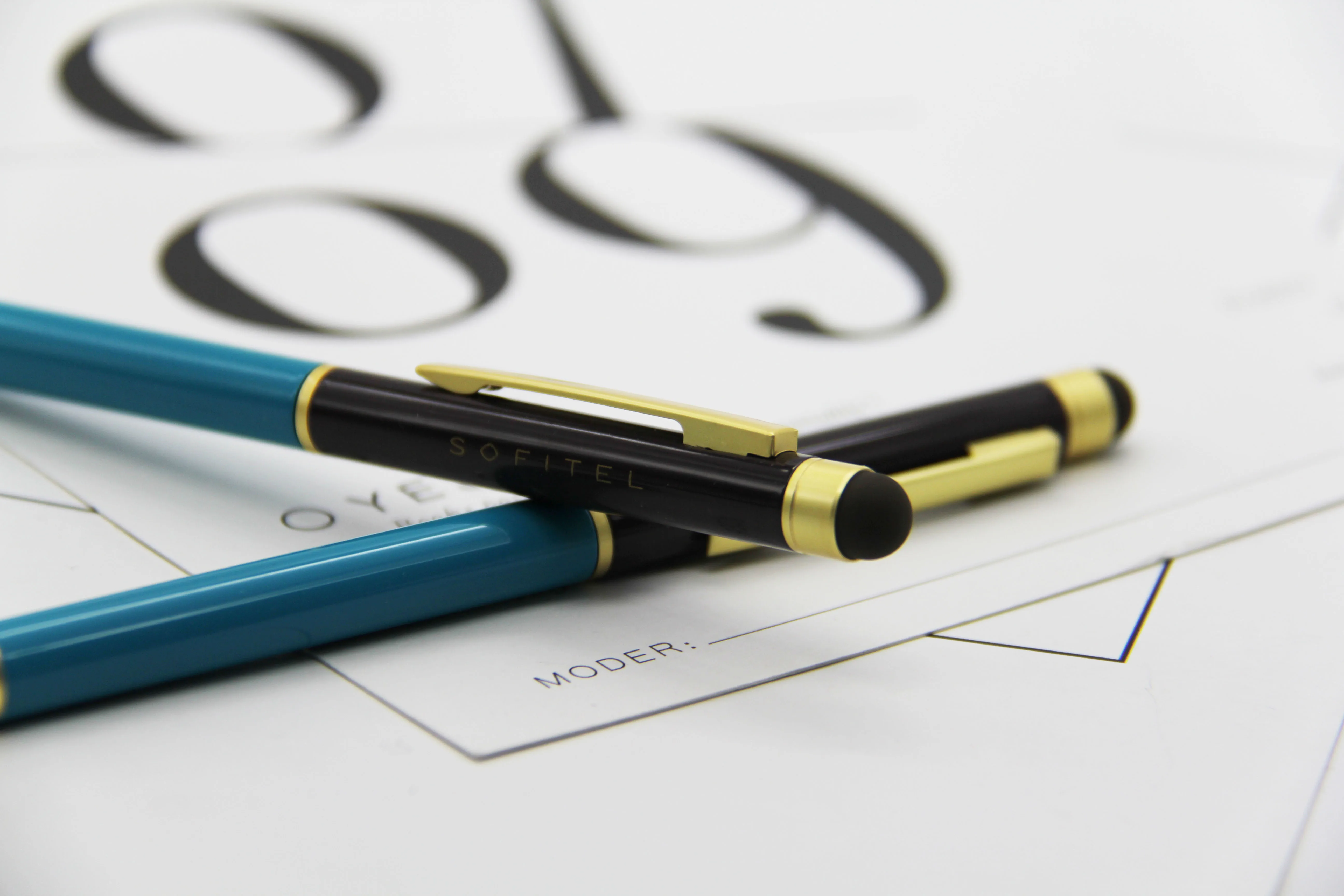 Sofitel Hotel Metal Pen with Stylus Tip - Premium Ballpoint for ...