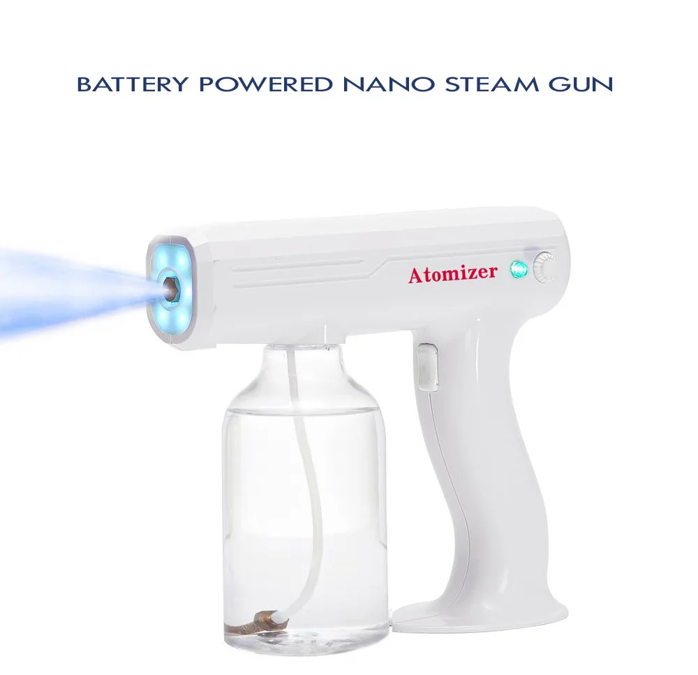 Portable Nano Mist Sprayer Facial Steamer Wireless Rechargeable Hair ...