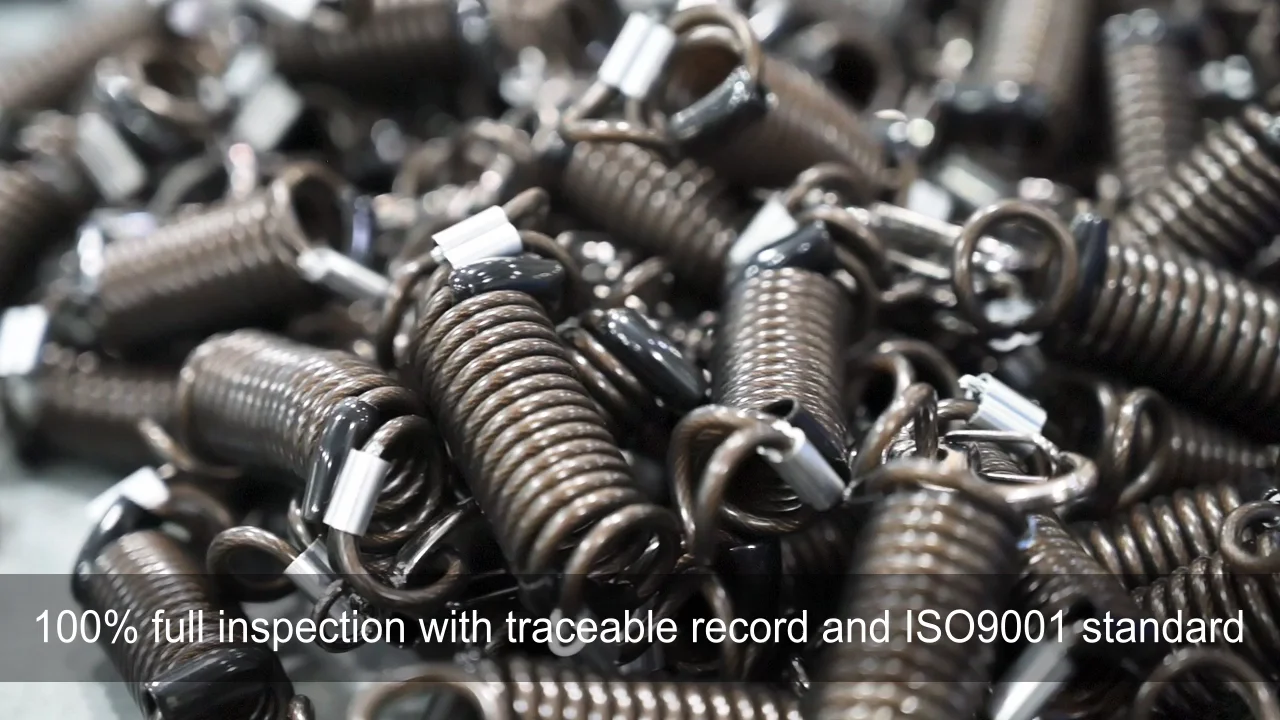 3.5mm Customized Black Plastic Elastic Spiral Coil Strap Lanyard For ...