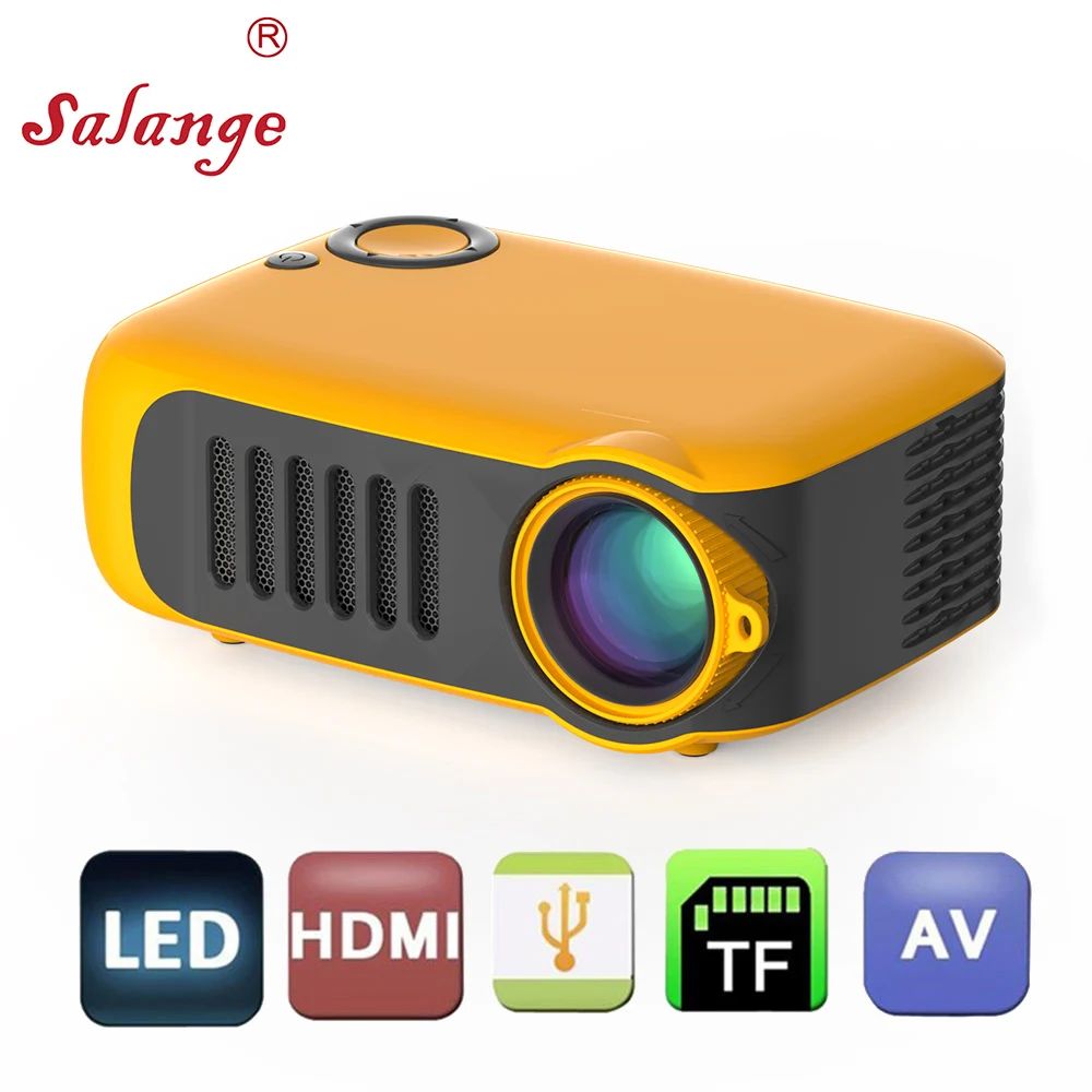Salange A2000 Mini Projector - 1000 Lumens Portable Video