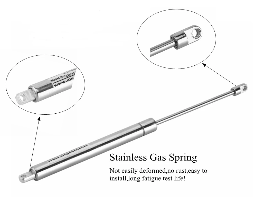 Stainless Steel Gas Springs & Struts for Corrosive Environments