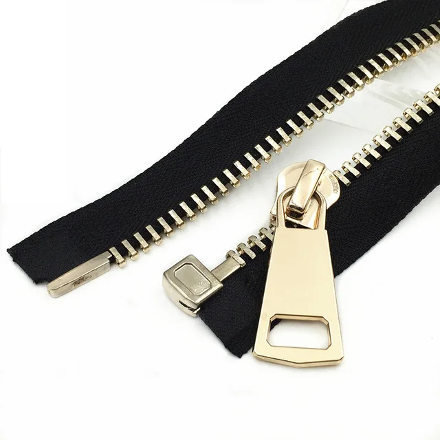 Dawei Hot Sale Eco-friendly 10# Metal Zinc Alloy Zipper Black Coil ...