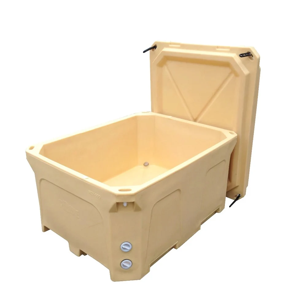 1000L Rotomolded Fish Transport Totes - Insulated Storage