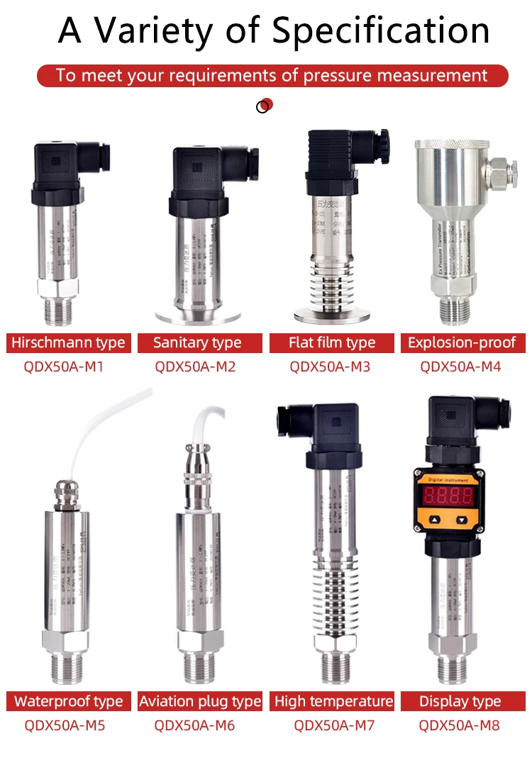 Digital Pressure Transducer with RS485 and 0-10V Output