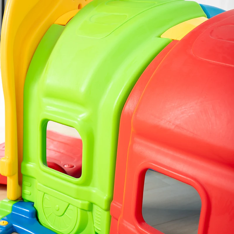 Happy Train Plastic Tunnel - Fun Indoor Toy for Kids