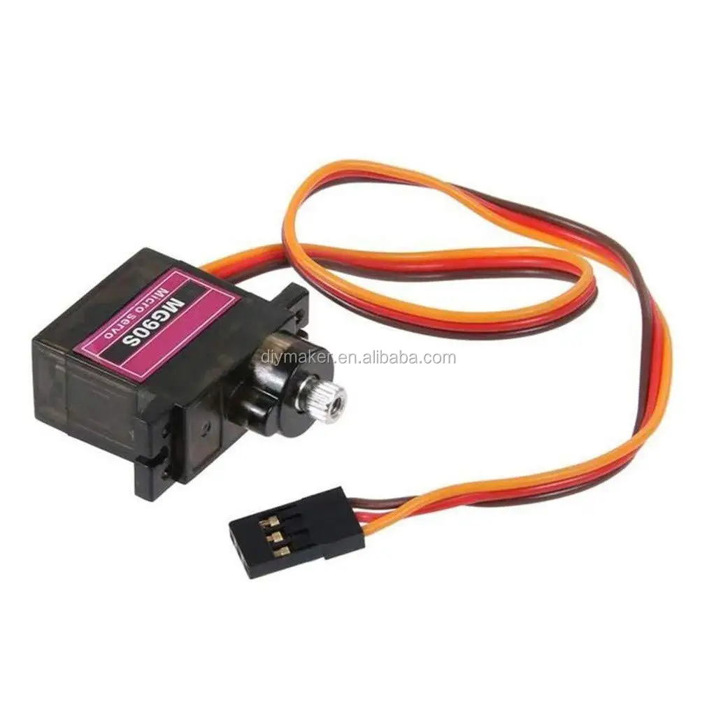 MG90S Worm Gear Servo Motor - 360 Degree Robot Smart Car Motor
