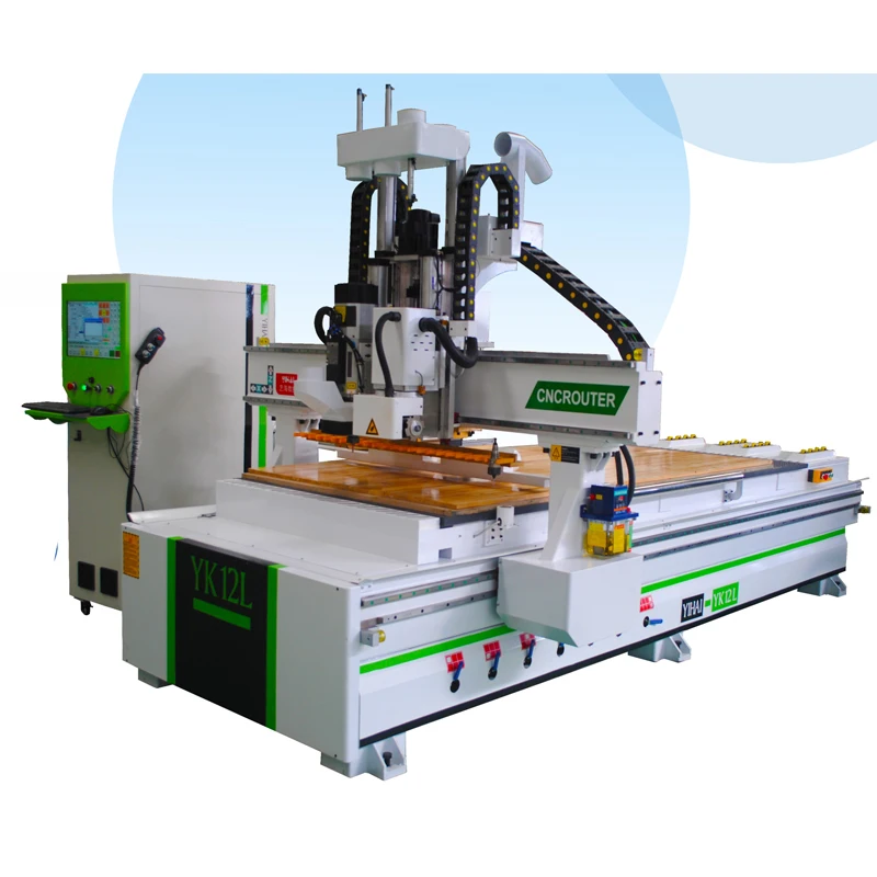 Yihai Kayu ATC CNC Router YH-1325 YH2030 dengan Liner Tipe Alat Changer ...