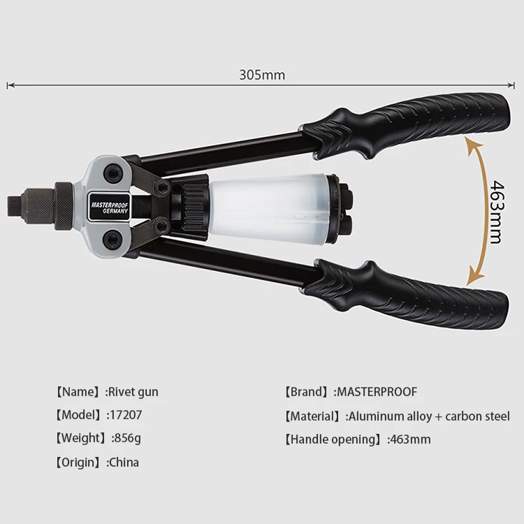 Professional Industrial-Grade Double-Handle Rivet Gun Customizable OEM ...