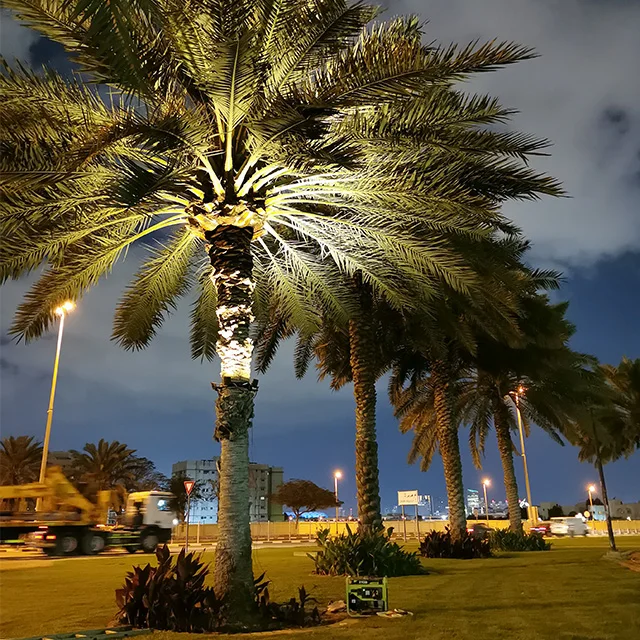 Landscape Lamp 4pcs Up Lighting 4*7w Led Palm Tree String Lights For ...