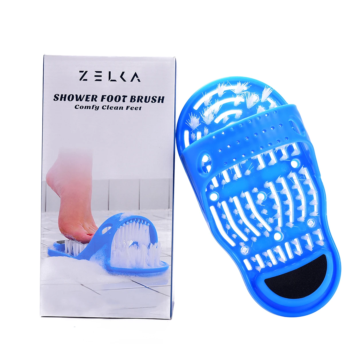 Foot Scrubber Feet Shower Spas Cleaning Brush Plastic Bathroom Shoe ...
