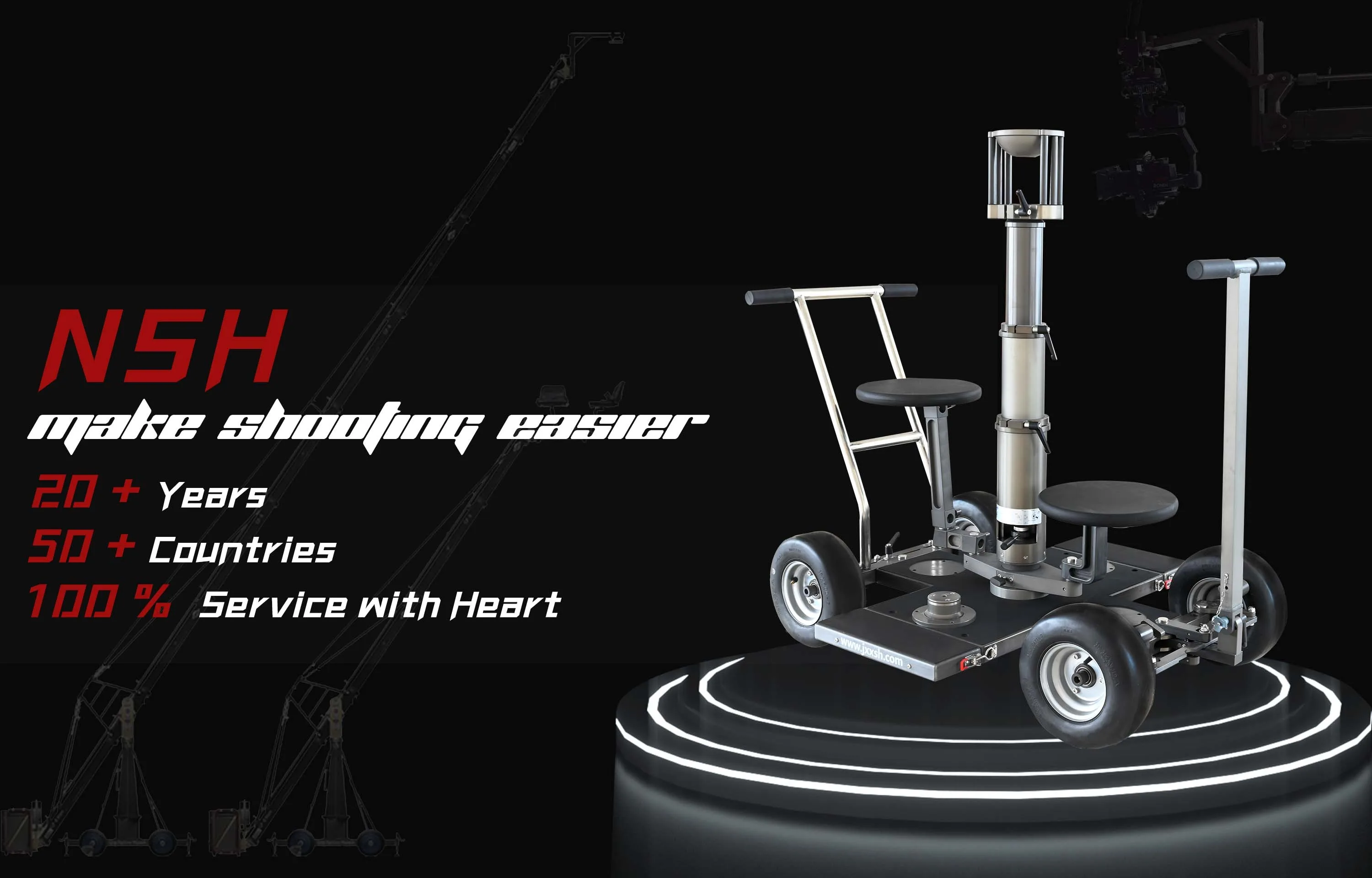 Jiangxi NSH Film TV Equipment CO.,Ltd. - Heavy Track, Video Camera Jib