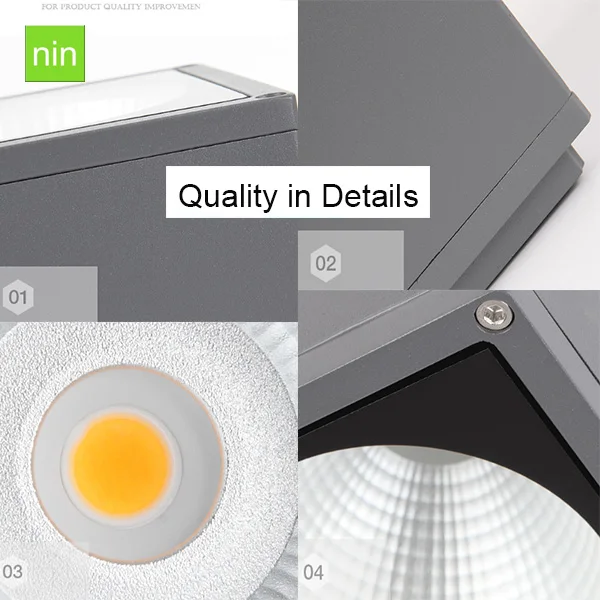 Square Surface Mounted Led Outdoor Ceiling Light Ip65 - Buy ...