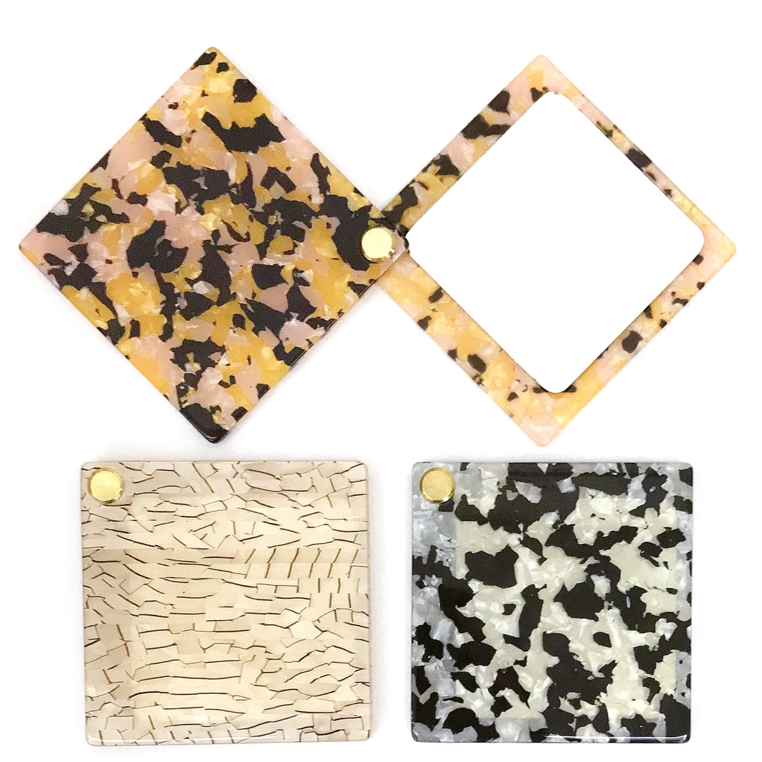 Environmental Friendly Custom Mini Bling Bling Pocket Mirrors Private ...