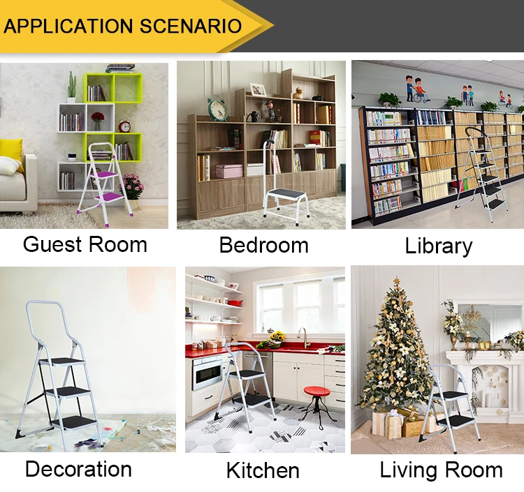 Factory Step Ladder - 2 Step with Handrail & GS Certificate