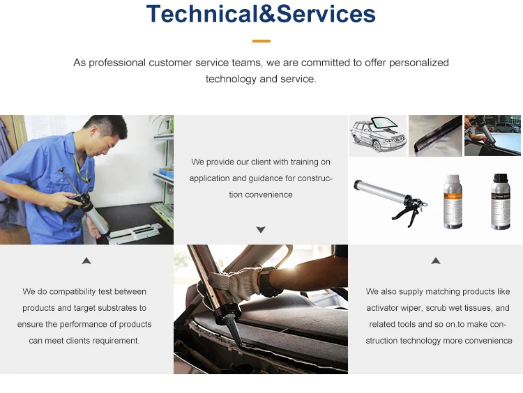 Auto Glass Polyurethane Sealant Primer - 1002A for Windshield Replacement