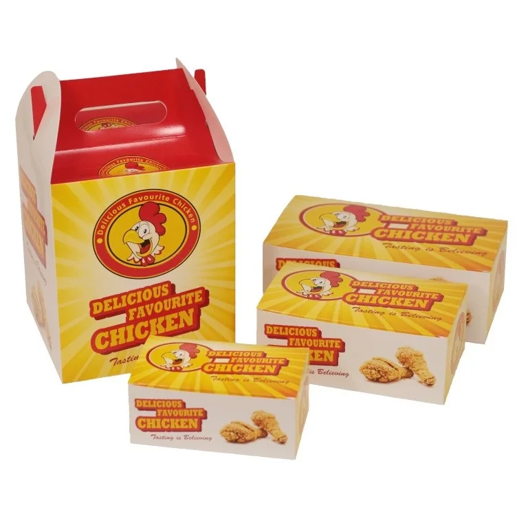Customized Food Grade Paper Packaging for French Fried Chicken