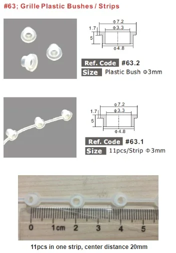 HVAC Air Ventilation Grill Grille Diffuser Plastic PVC Linear Bush ...