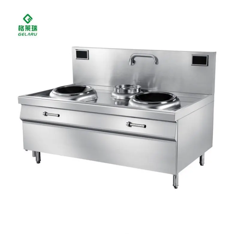 Commercial Electric Station Induction Wok Cooker Large Size Induction ...