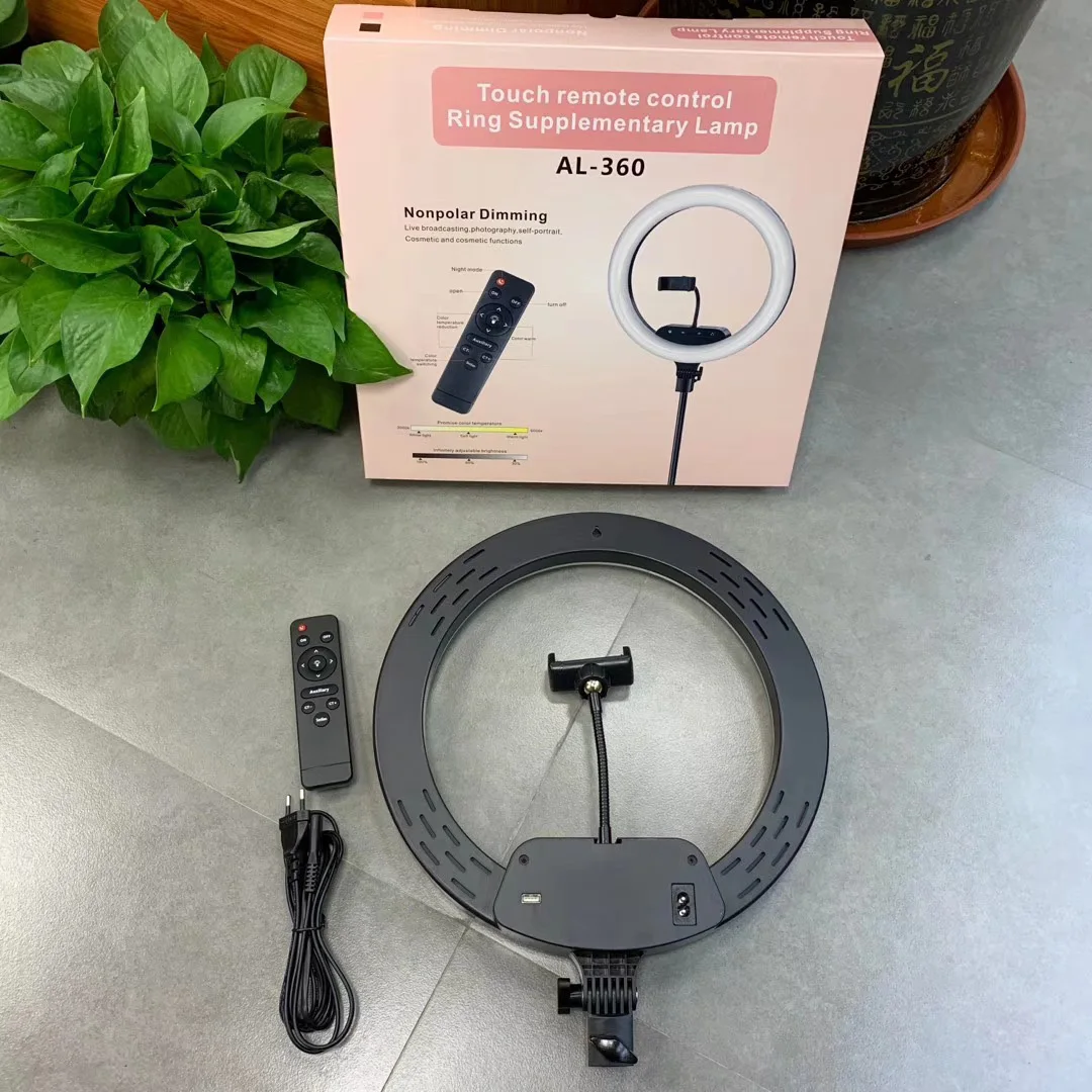 Cpyp 36cm14inch Led Selfie Ring Light Dimmable Led Ring Lamp Photo 6077