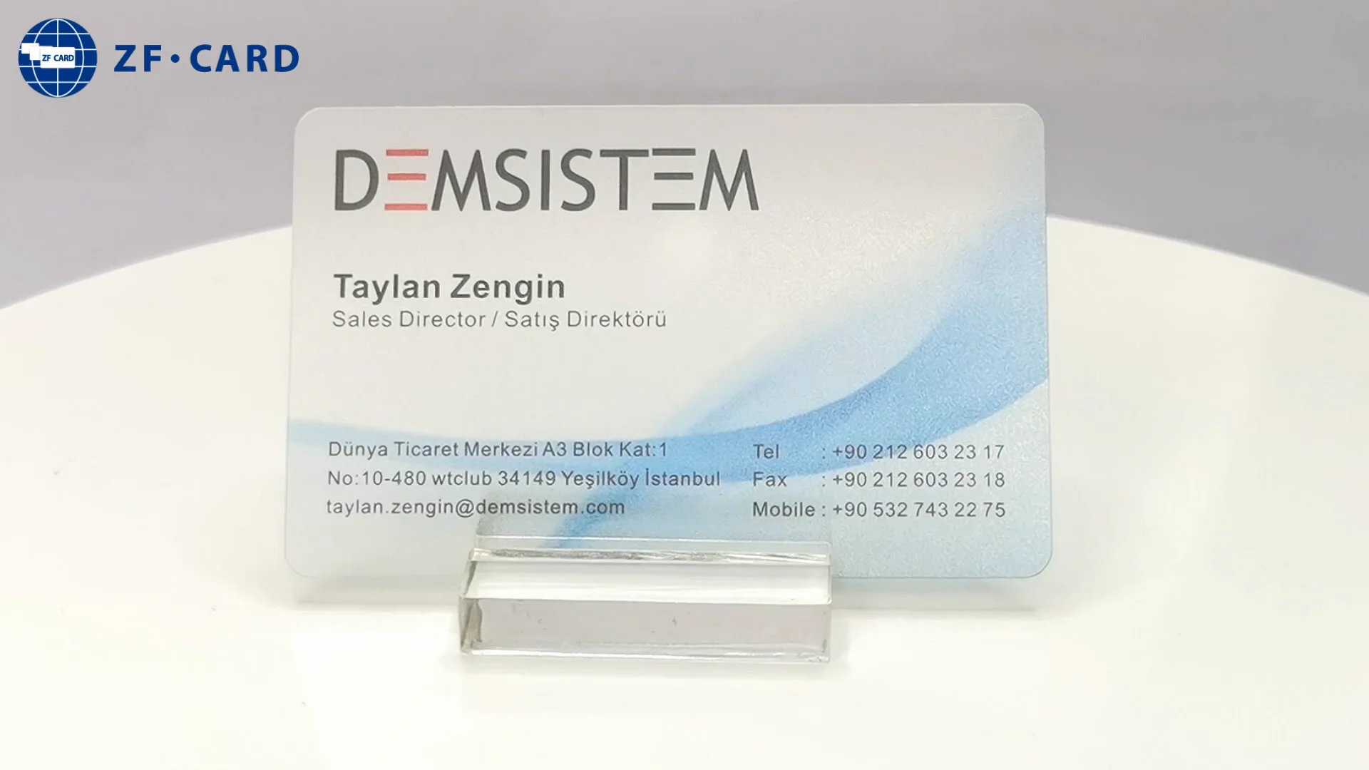 Standard Size Rfid Clear Plastic Cards Apply To Lamination Machine To ...