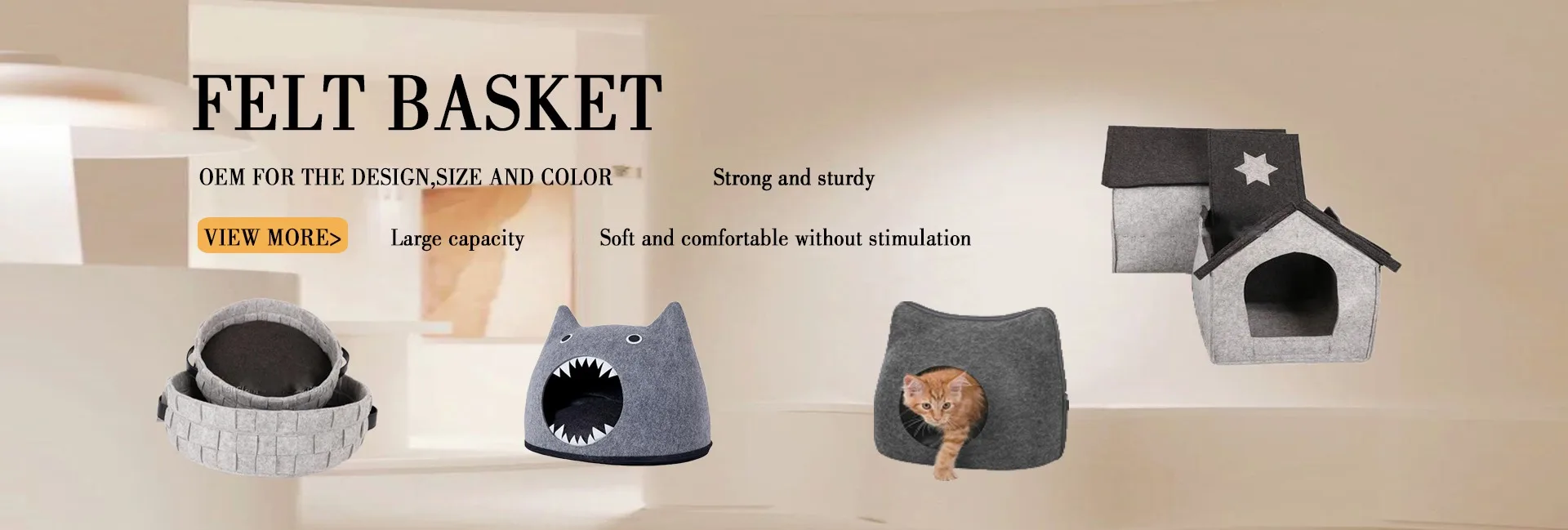 Guangxi Bobai County Fusen Arts And Crafts Co., Ltd. - Felt Basket/Felt ...