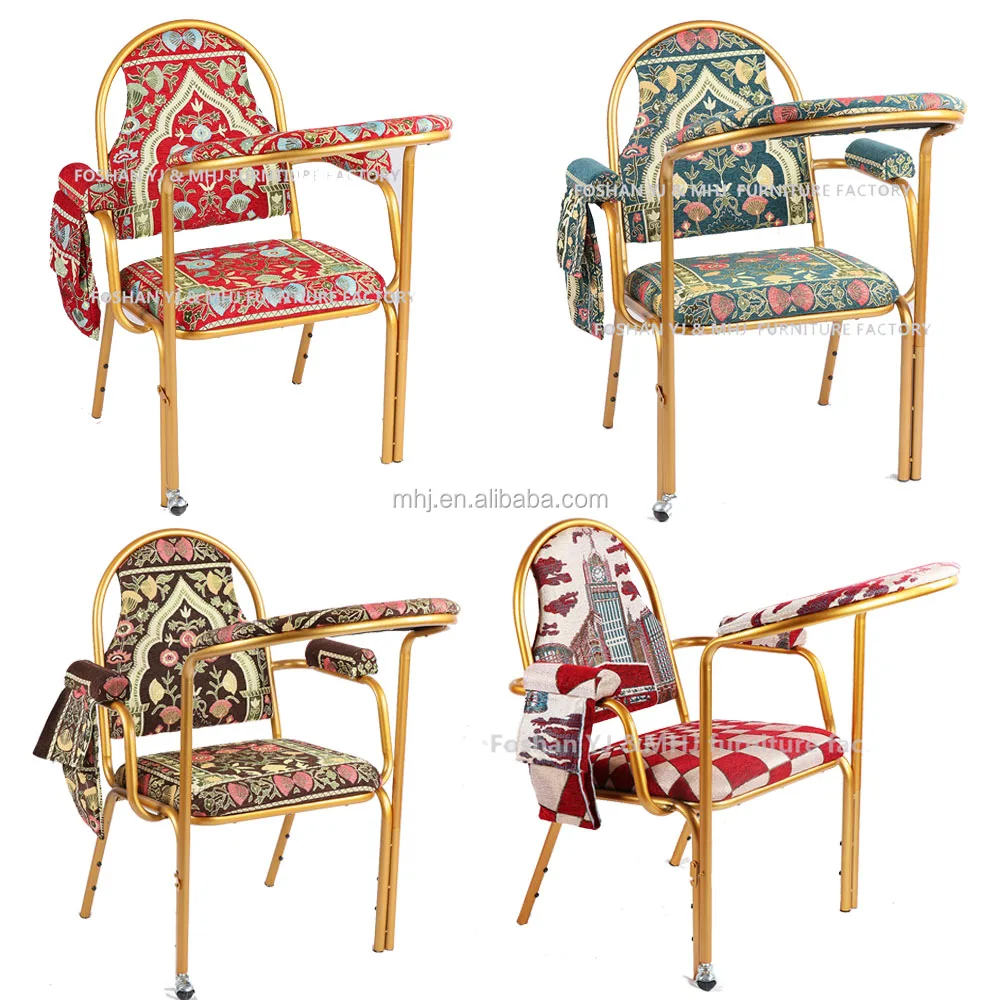 Wholesale Metal Islam Mosque Church Praying Chair Muslim Chair
