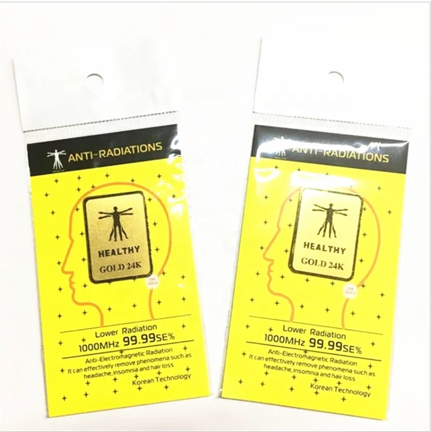 Latest 24k Gold Anti-radiation Sticker For Mobile Phone - Buy Emf ...