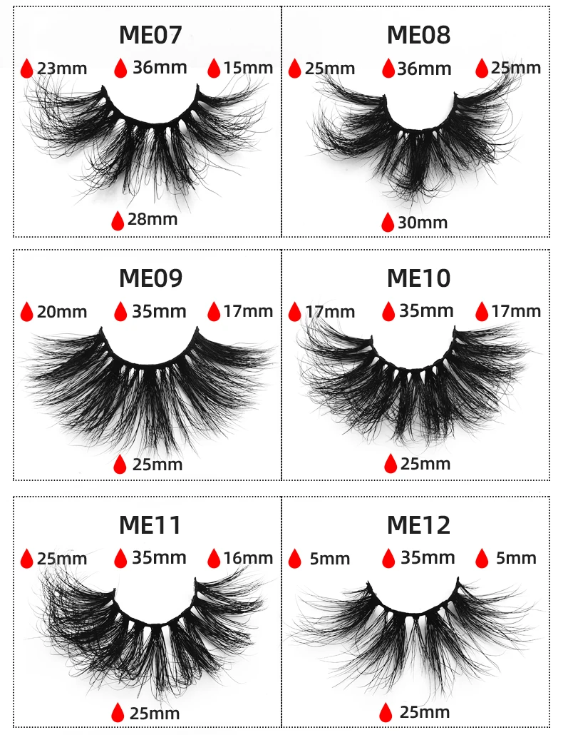 Hot Sale 6d 3d 25mm Mink Eyelashes Tubes Bulk Of Lashes - Buy Bulk Of ...