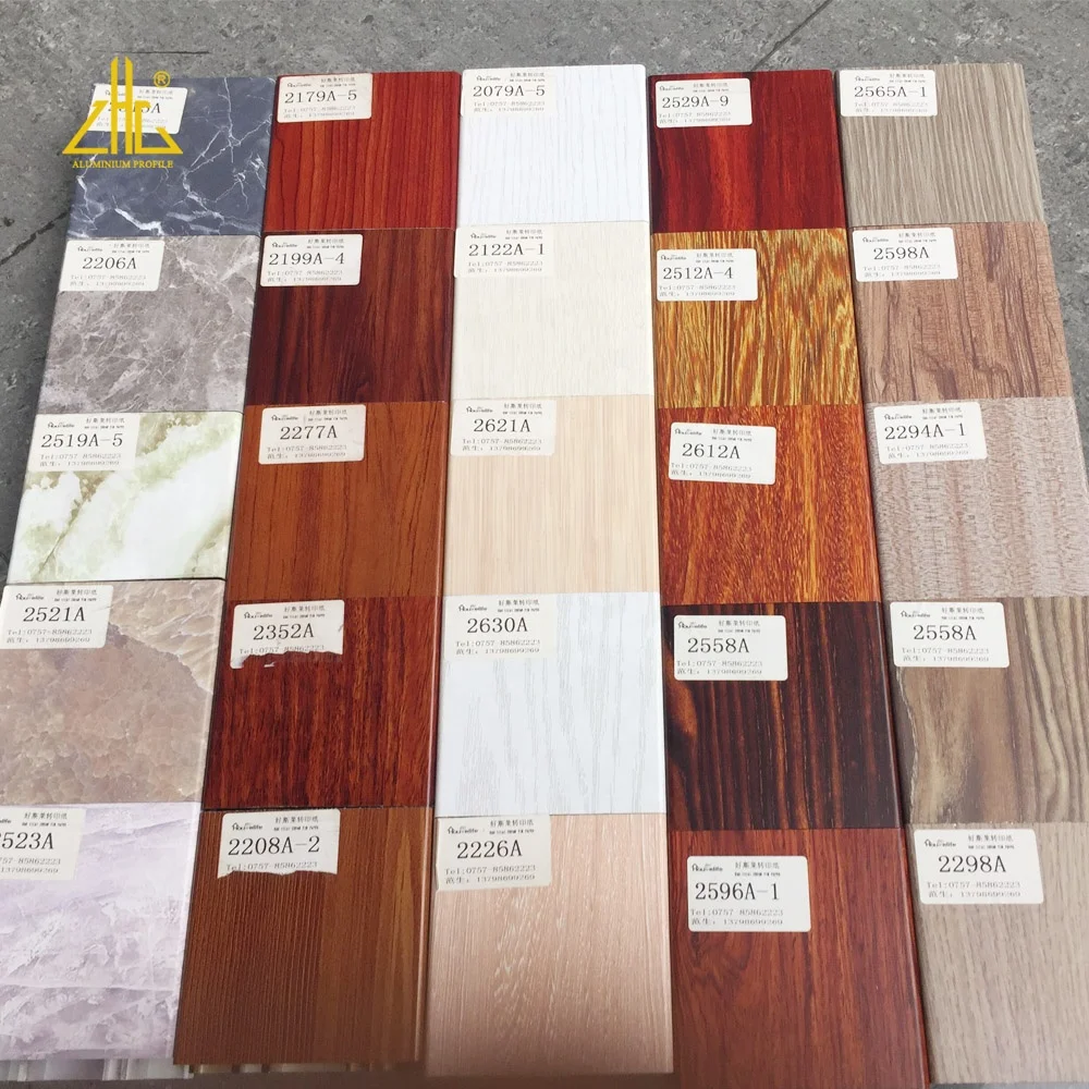 Custom 4d Wood Color Nogal Aluminum Pipe 18mm Finish