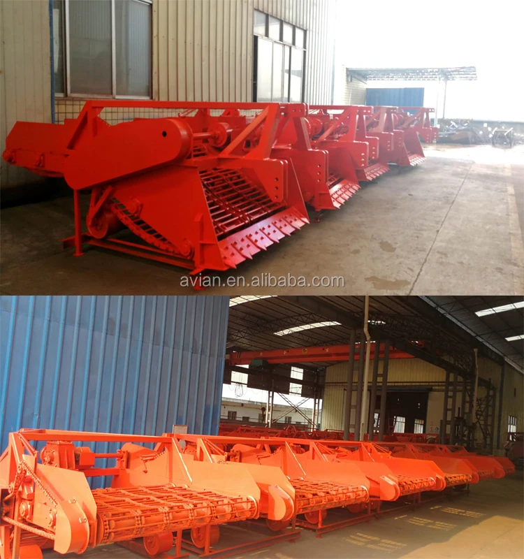 Efficient Cassava Harvesting with Avian's 2-Row Machine