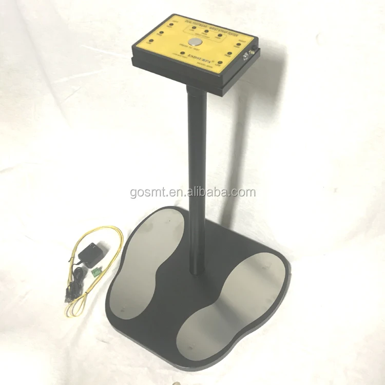 Access Control System with ESD Wrist and Foot Strap Tester