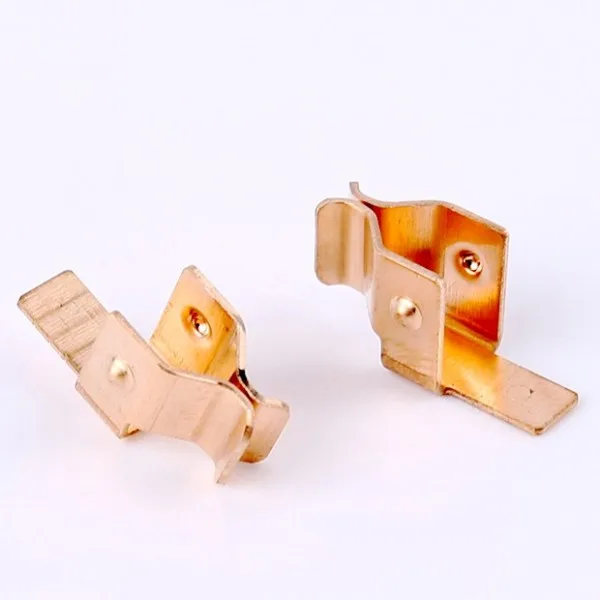 High Precision Brass Stamping Electronic Contact Clip,Good Quality ...
