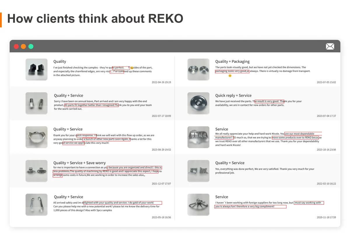 Reko Technology Co., Limited - Metal Parts, Machining Parts