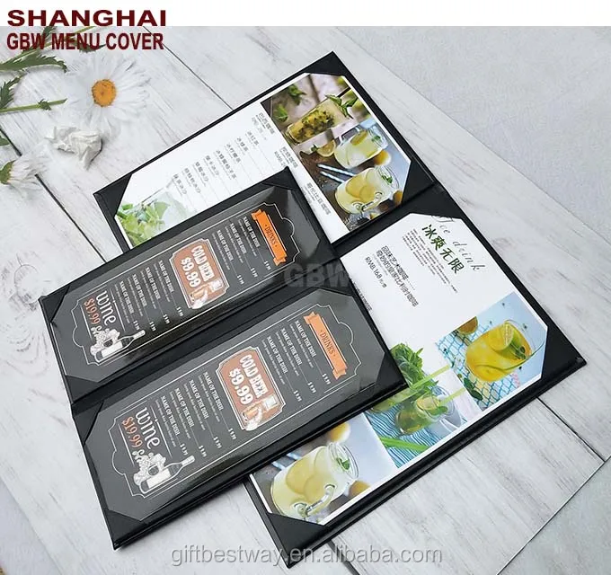 High Quality Grey A4 Menus & Restaurant Menu Card Holder