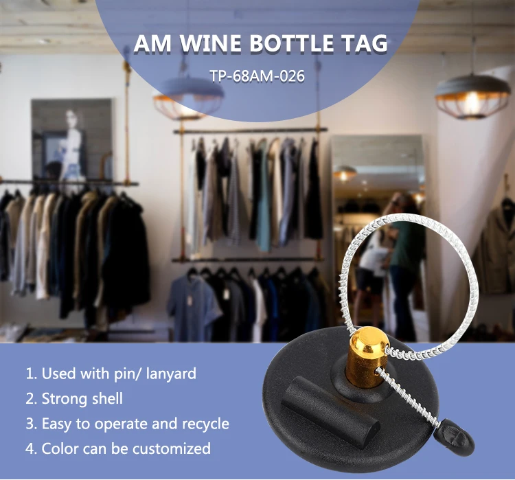 High Quality Eas Anti Theft Plastic Wine Bottle Security Hard Tags For ...