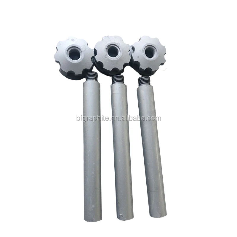 Anti-oxidation Aluminum Degassing Graphite Rotor Impeller Rod For ...