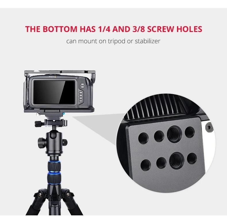 Camera Cage Handheld Stabilizer Professional Camera Cage For Bmpcc 4k ...