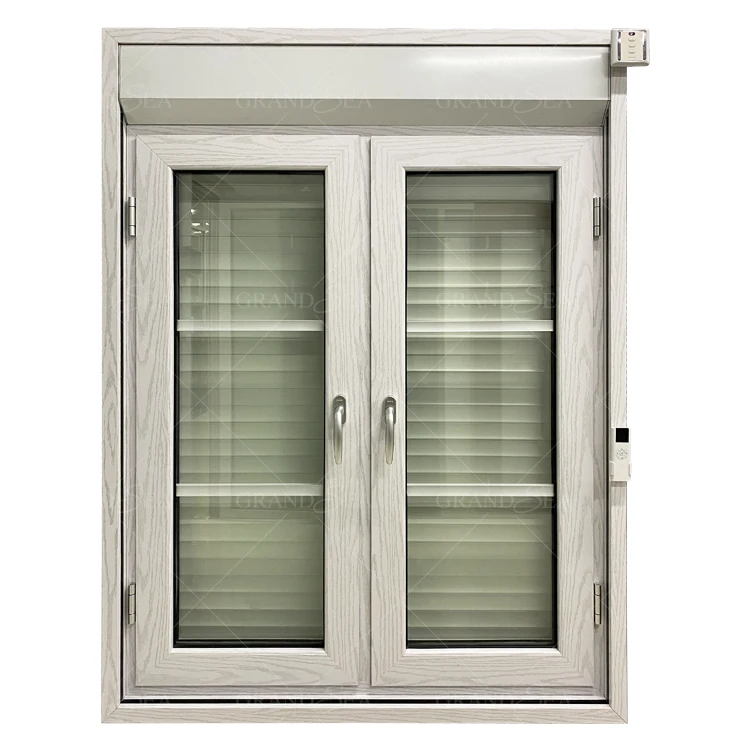 Modern Remote Adjustable Aluminum Electrical Metal Roll Up Windows ...