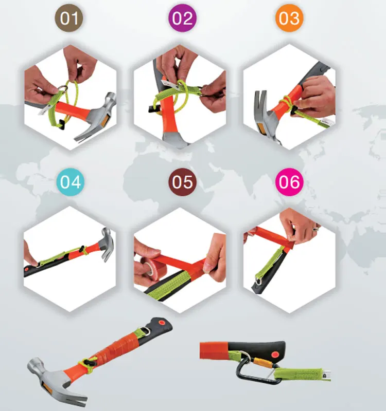 Adjustable Lanyard Work Positioning Single Tool Attachments - Buy Work ...