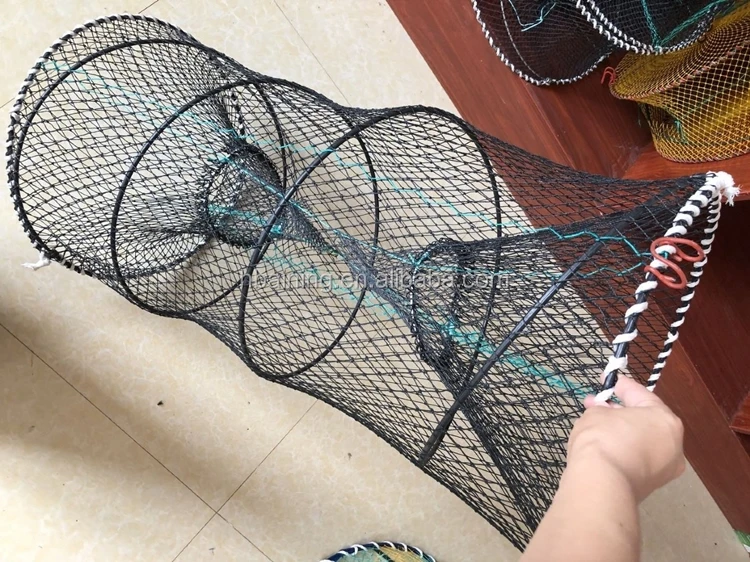Foldable Fish Cage and Net for Fish Farming 70x120 - Portable, Easy to ...