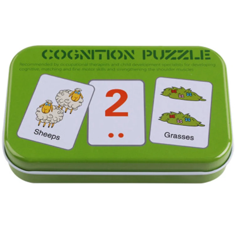Cognition Words Preschool Learning Educational Toys Paper Letters Card ...