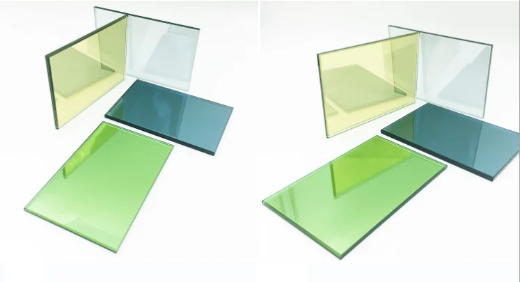 6mm 8mm 10mm Stopsol Tinted Reflective Tempered French Glass For ...