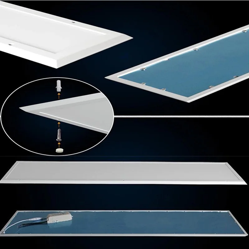 72w 80w 60x120 Hospital Lighting Recessed Clean Room Led Flat Panel ...