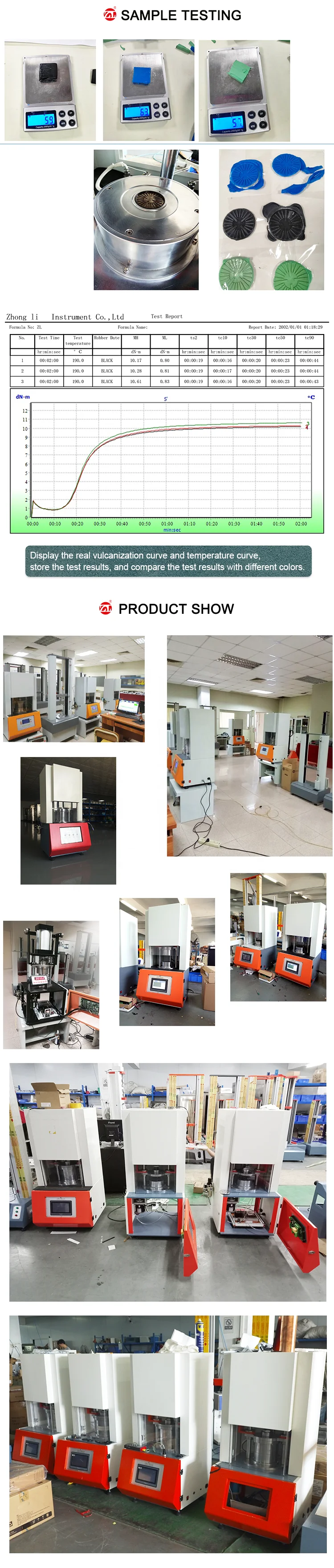 ASTM D1646 Rubber Rheometer Mooney Viscometer - Precision