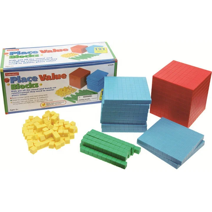 School High Educational Mathematics Toy Blocks Plastic Colorful ...