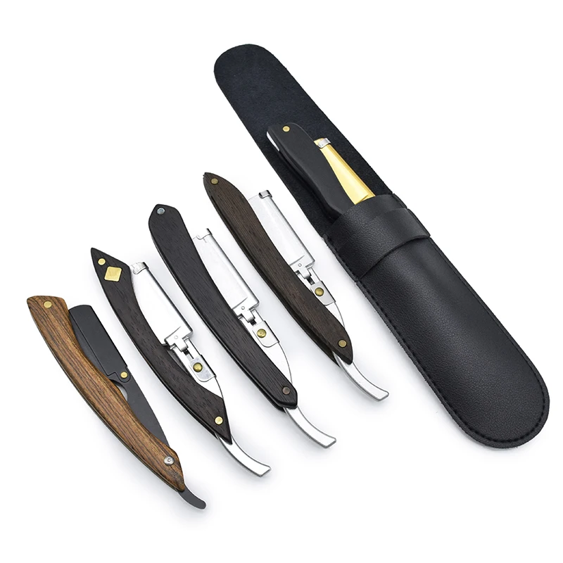 Vintage Old Shaving Knife Straight Edge Stainless Steel Barber Razor ...