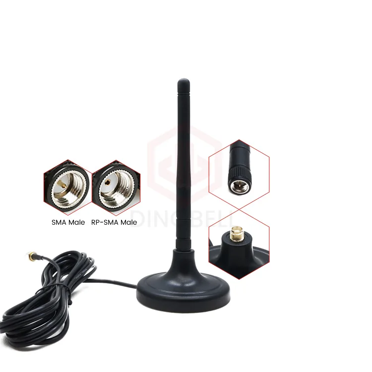 Small External Rubber Wifi Router Antenna 2.4ghz Modem Communication ...