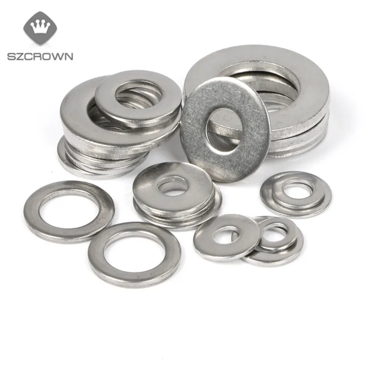 M3/M4/M5/M6/M8-M20 Din9021 Large Flat Washer 304 Stainless Steel Big Metal Gasket Meson Plain ...