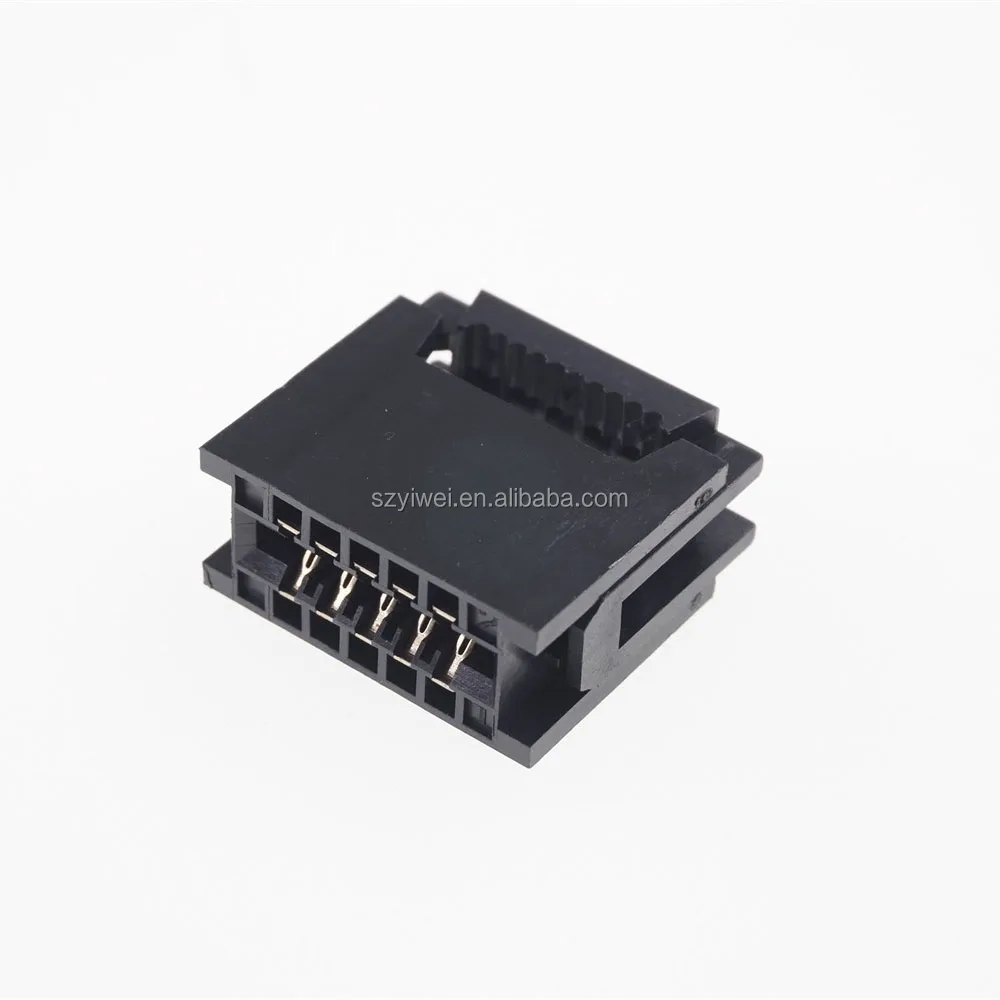 IDC Type Card Edge Slot 2.54mm Pitch - 10 Position Socket